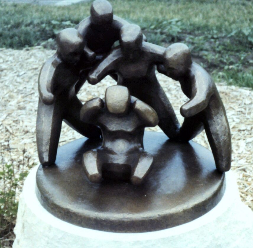Bronze memorial crafted by noted Lawrence sculptor Elden Tefft reported ...